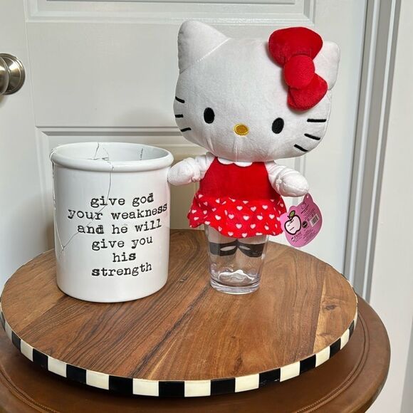 Hello Kitty | Toys | Hello Kitty Plush Reddress With White Polka Dots ...
